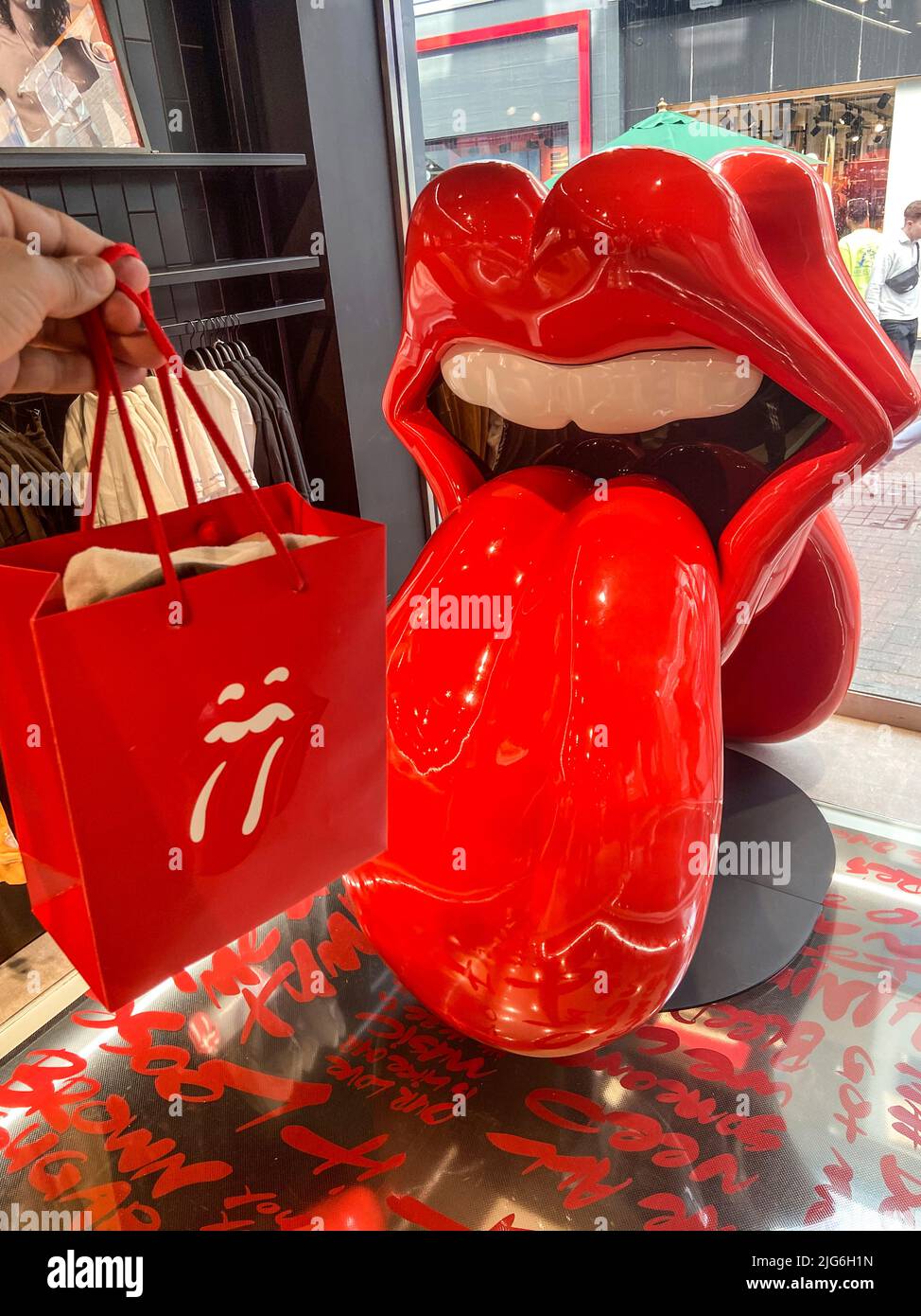 Rolling stones store soho london hi-res stock photography and images ...