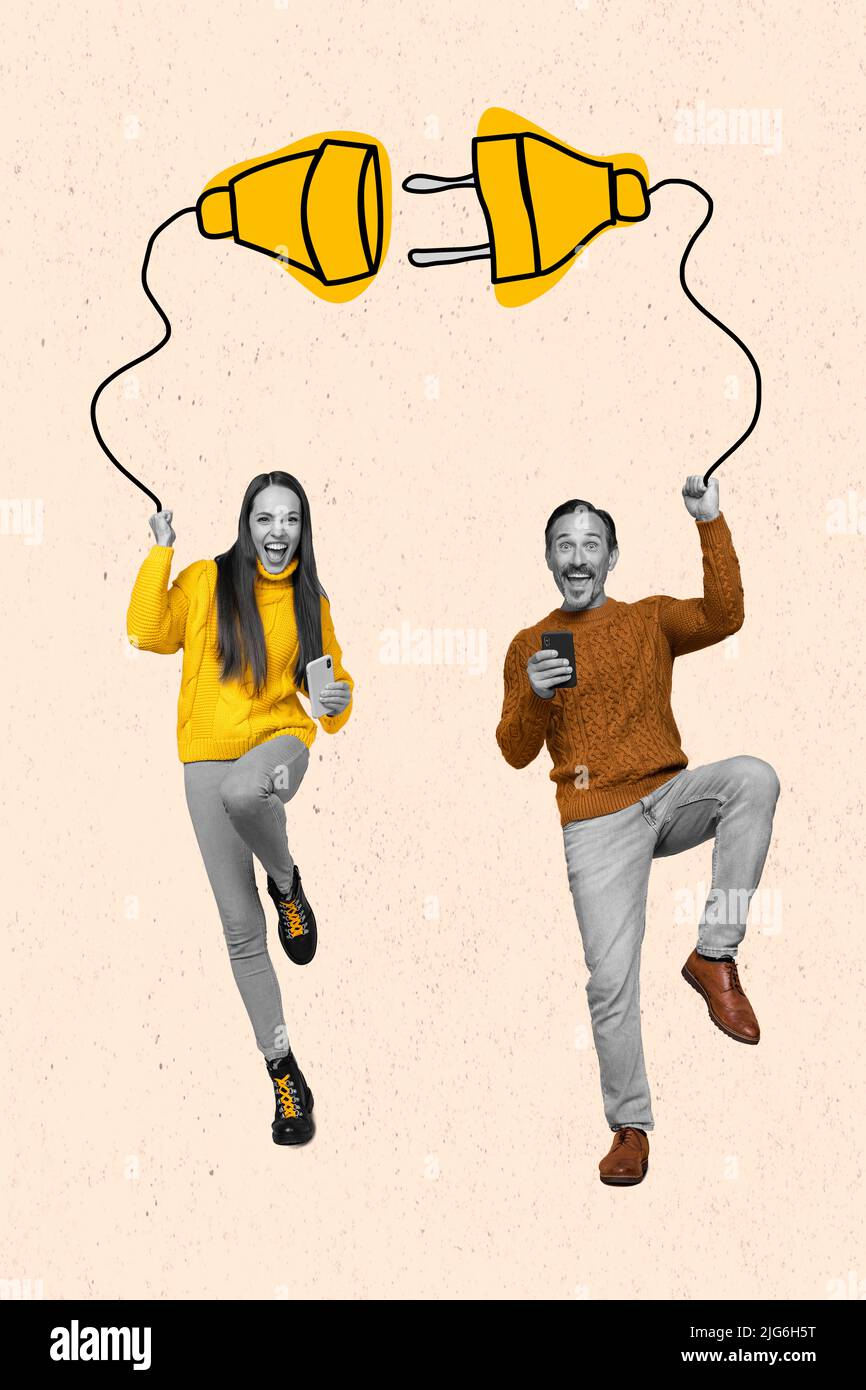 Creative abstract template graphics image of boyfriend girlfriend ...