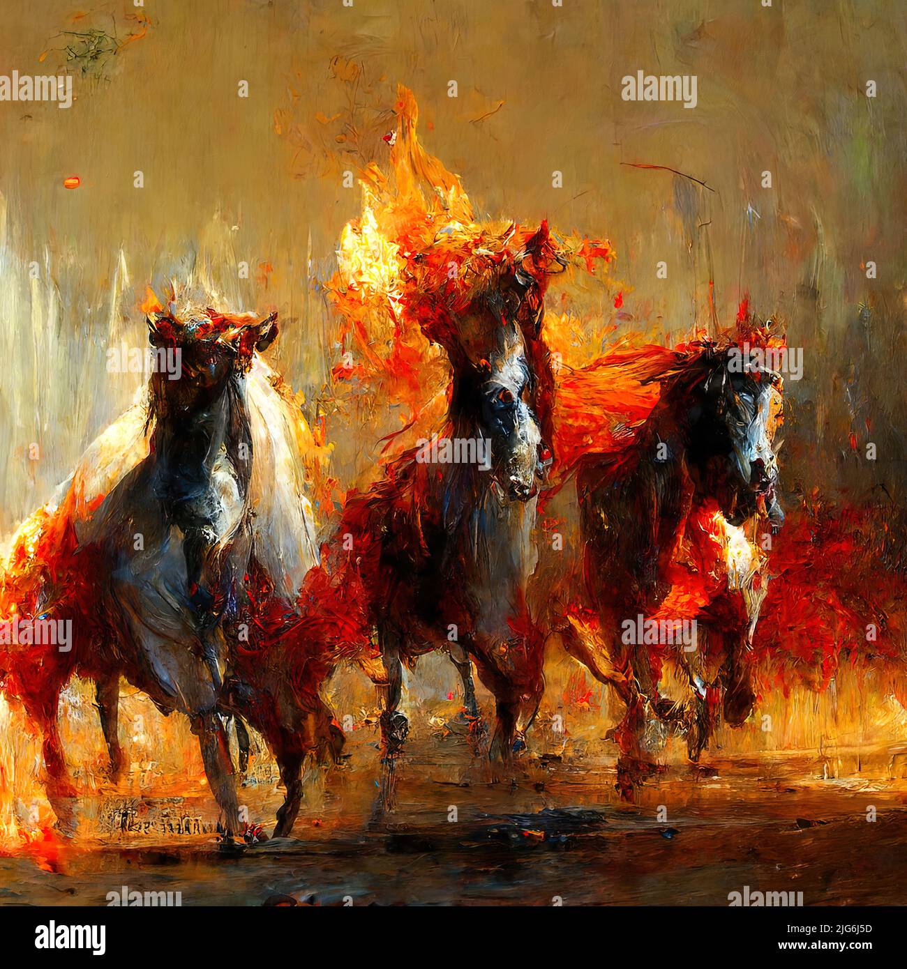 Fiery stallion hi-res stock photography and images - Alamy