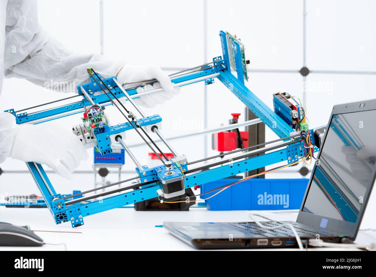 Precision instrument for photo-optical research in the laboratory of ...