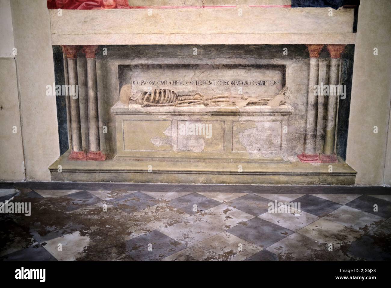 Masaccio Holy Trinity Skeleton