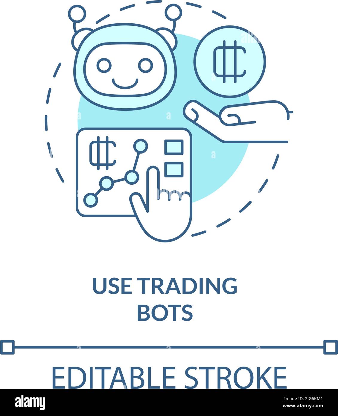 Bot circle logo hi-res stock photography and images - Alamy