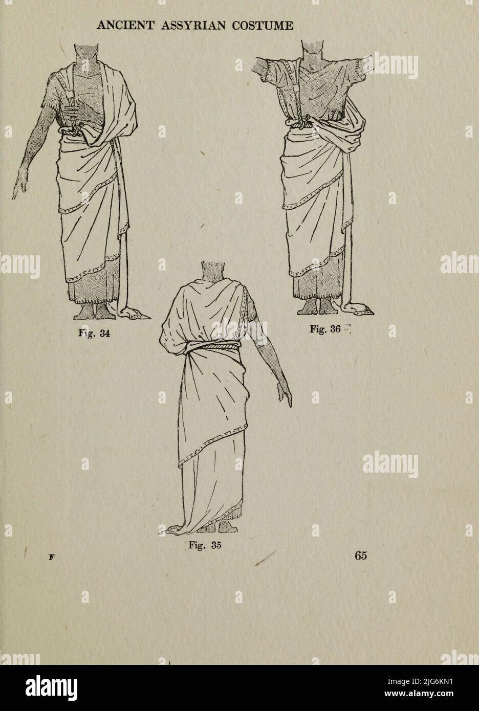 Mesopotamian Clothing Drawings