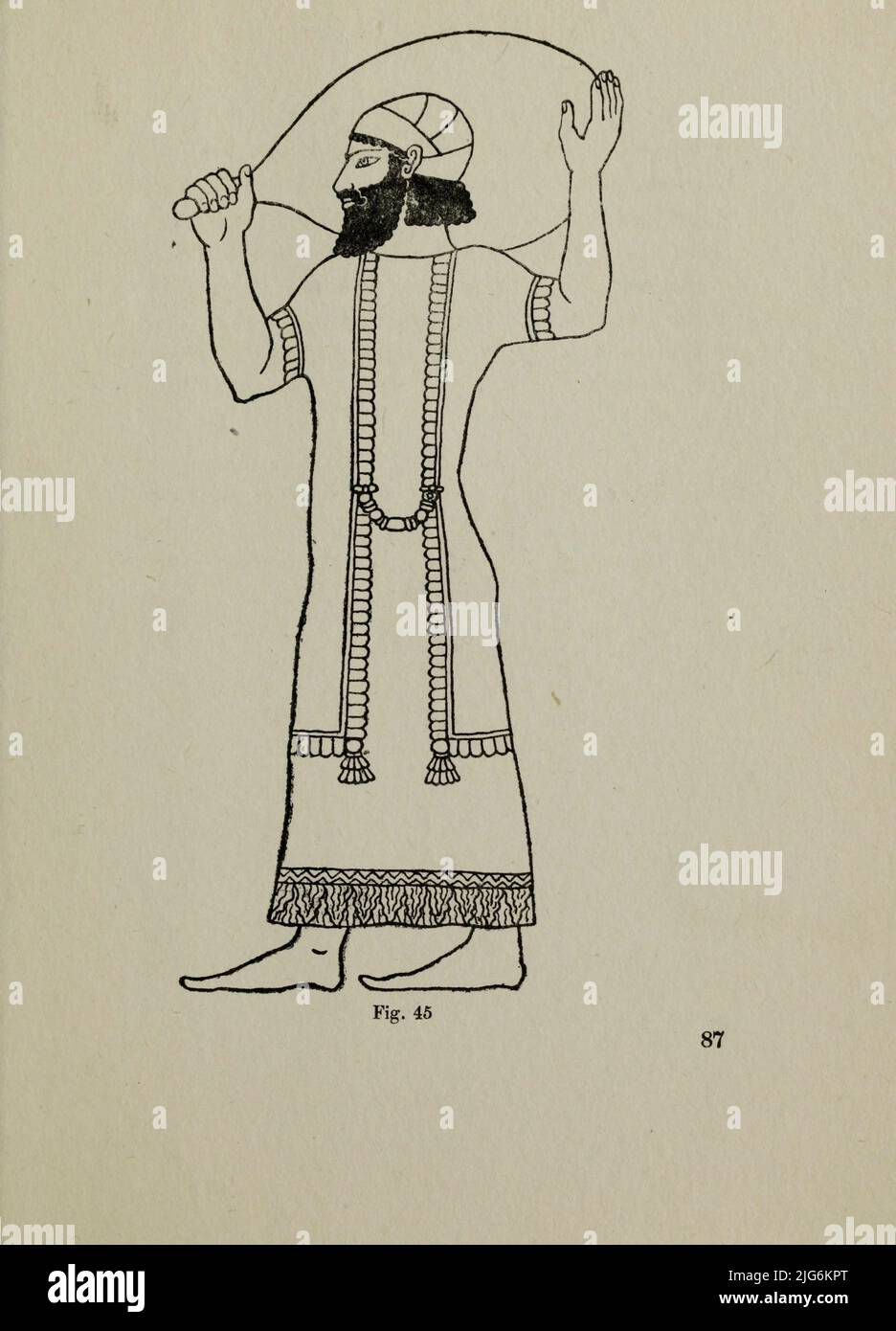 wearing a short-sleeved coat over a tunic. from the book ' Ancient ...