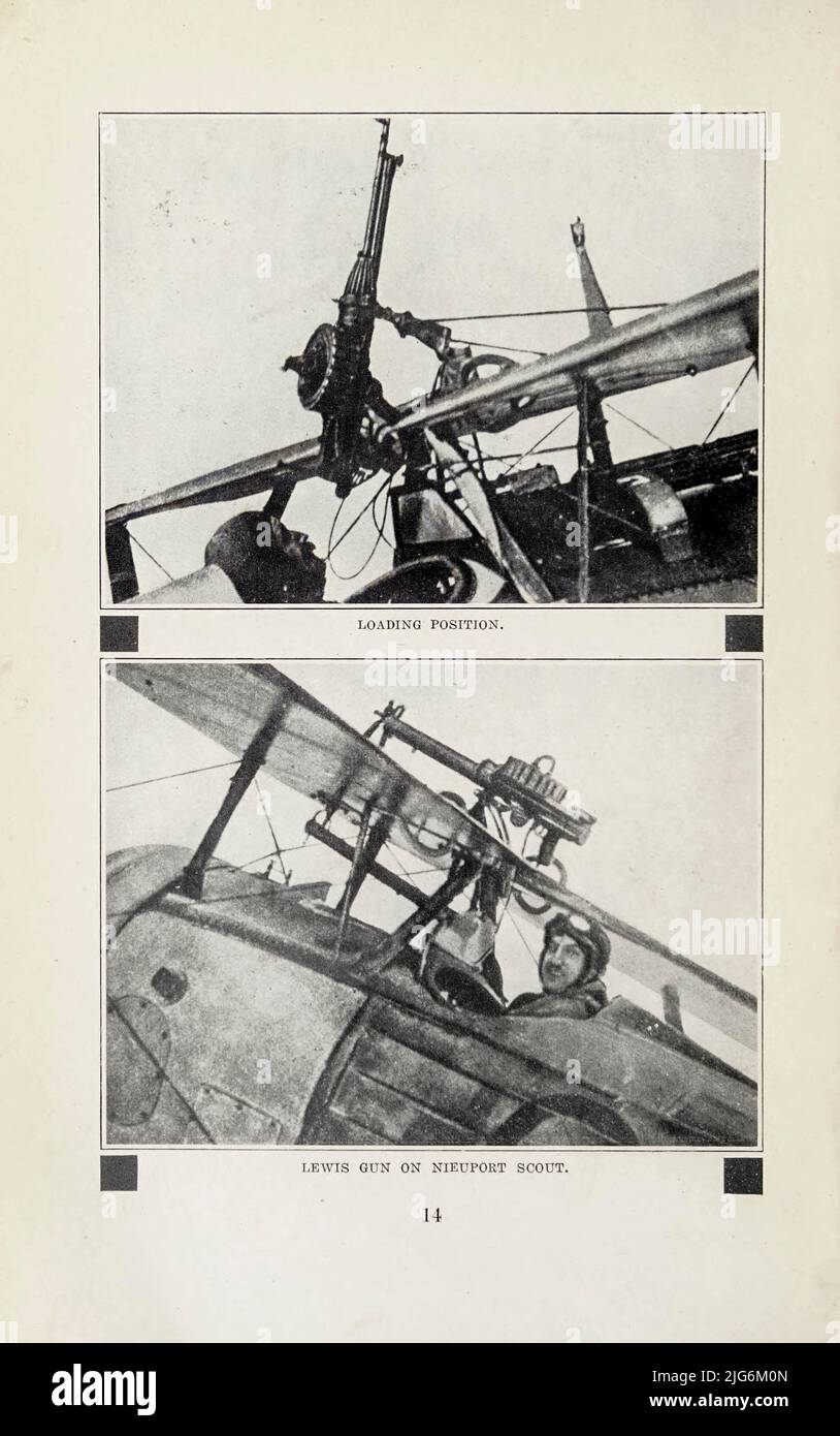 Lewis Machine Gun on Nieuport Scout from the book ' Aviation in Canada ...