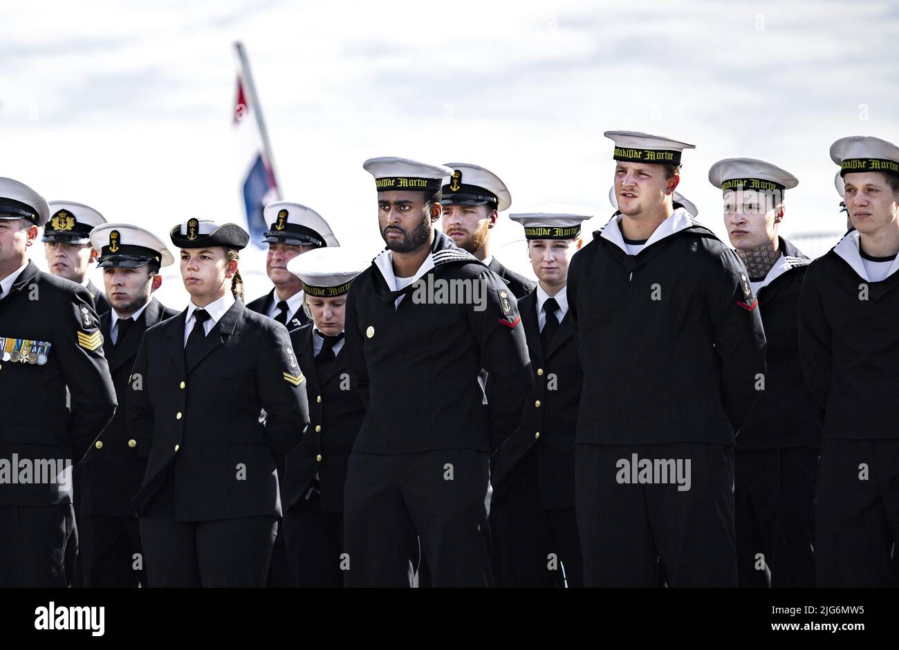 2022-07-08 10:36:05 DEN HELDER - The ceremonial transfer of the ...
