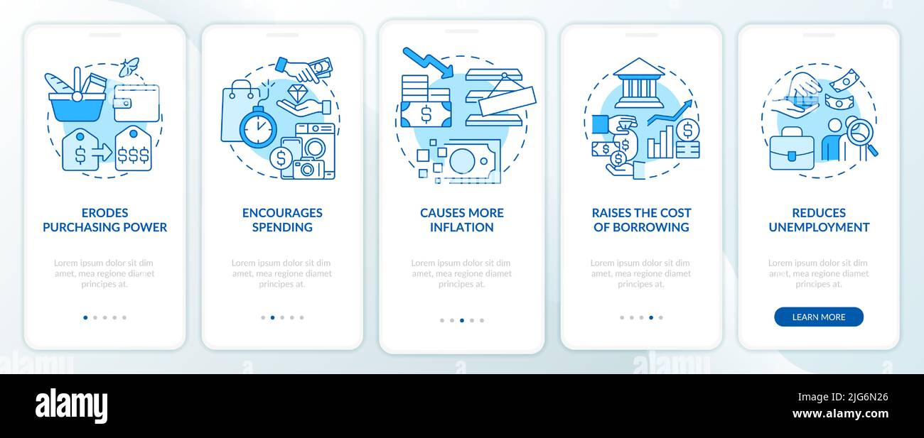 Effects of inflation Stock Vector Images - Alamy