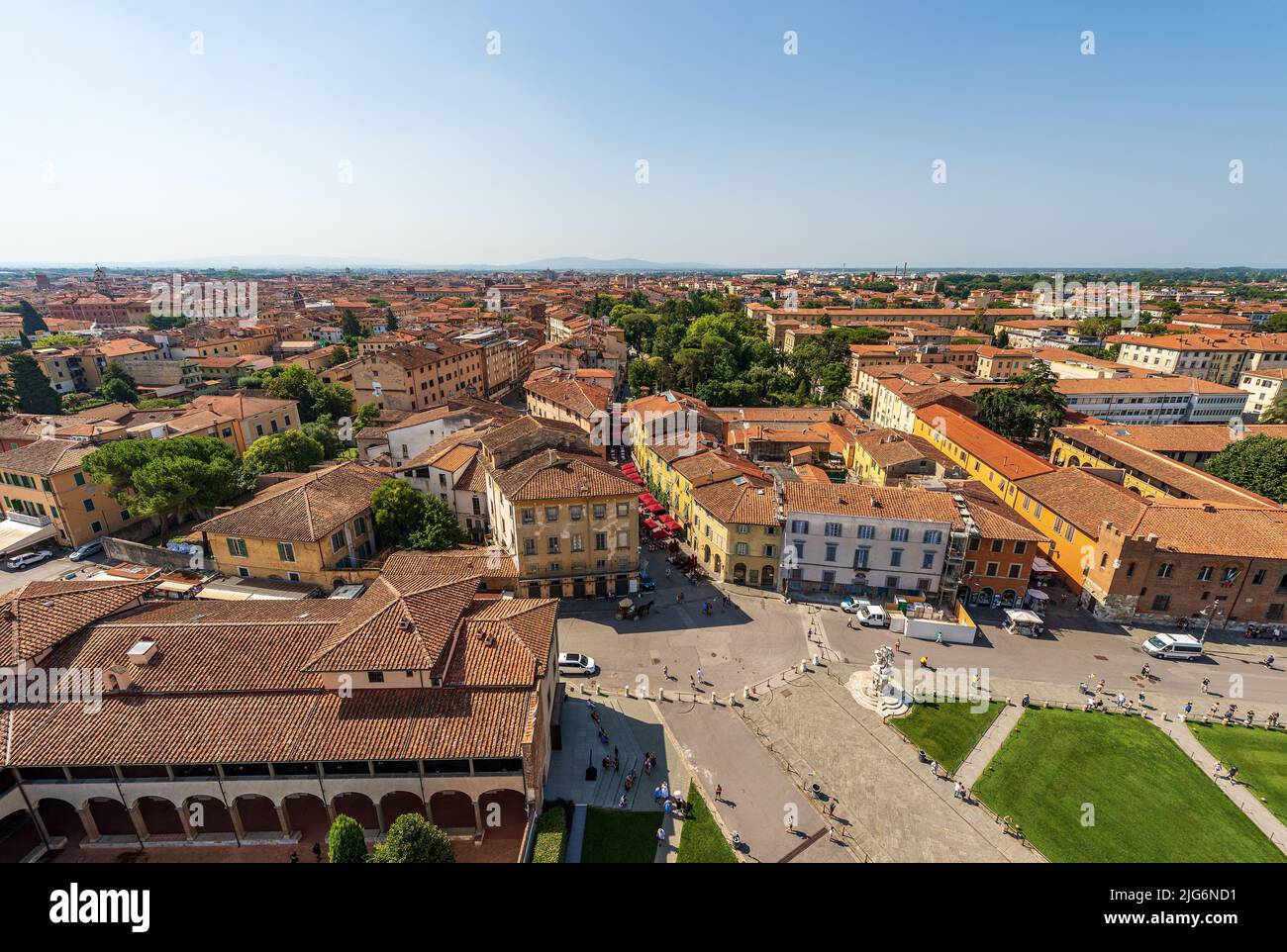 The leaning tower of pisa aerial hi-res stock photography and images ...
