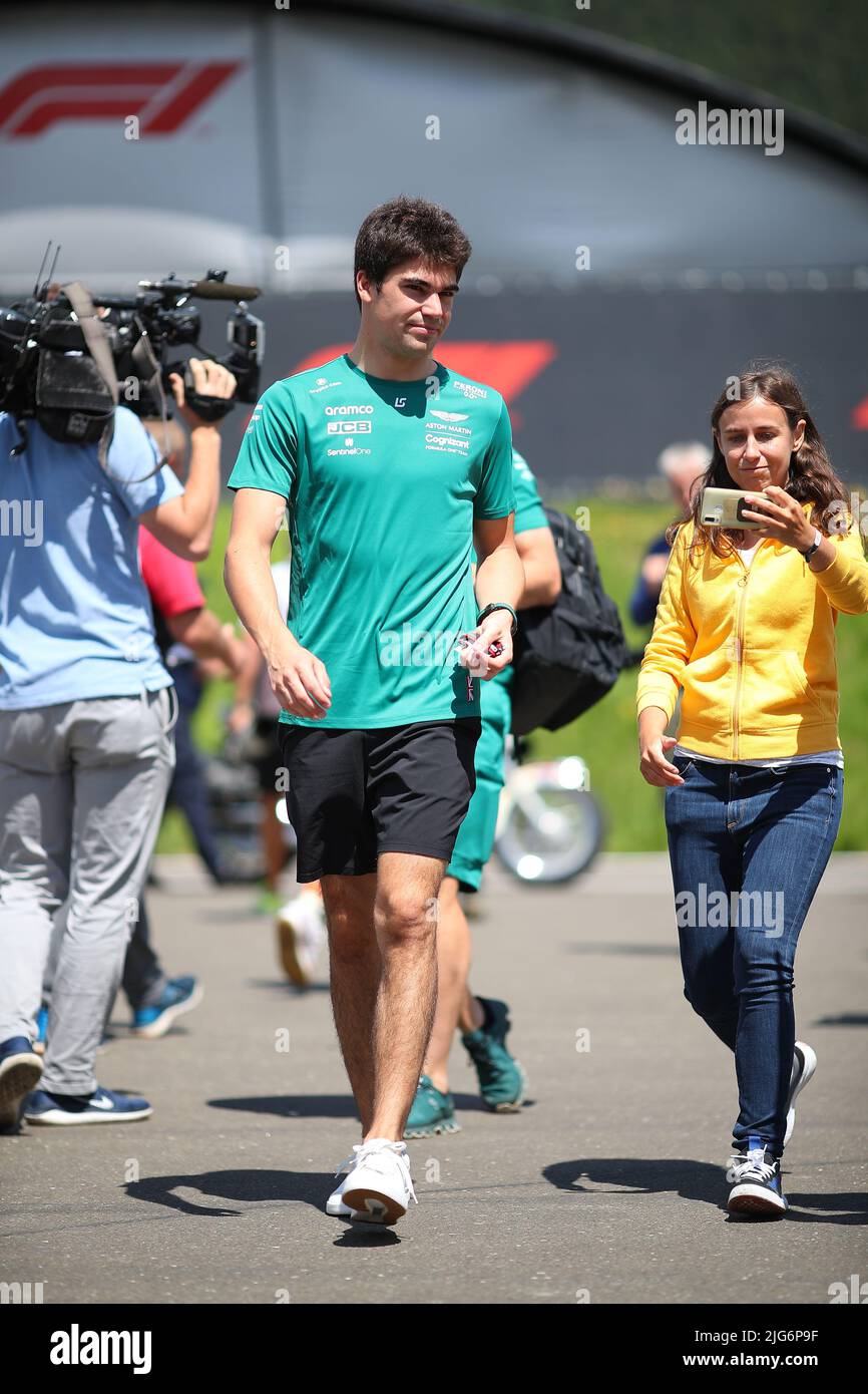 #18 Lance Stroll, Aston Martin during the Austrian GP, 6-10 July 2022 at Red Bull Ring track ...
