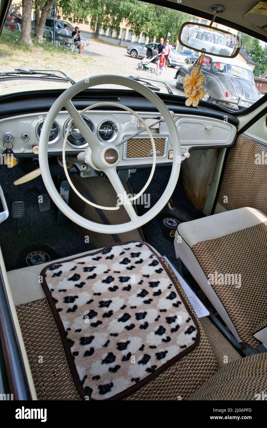 1962 Skoda Octavia interior Stock Photo - Alamy