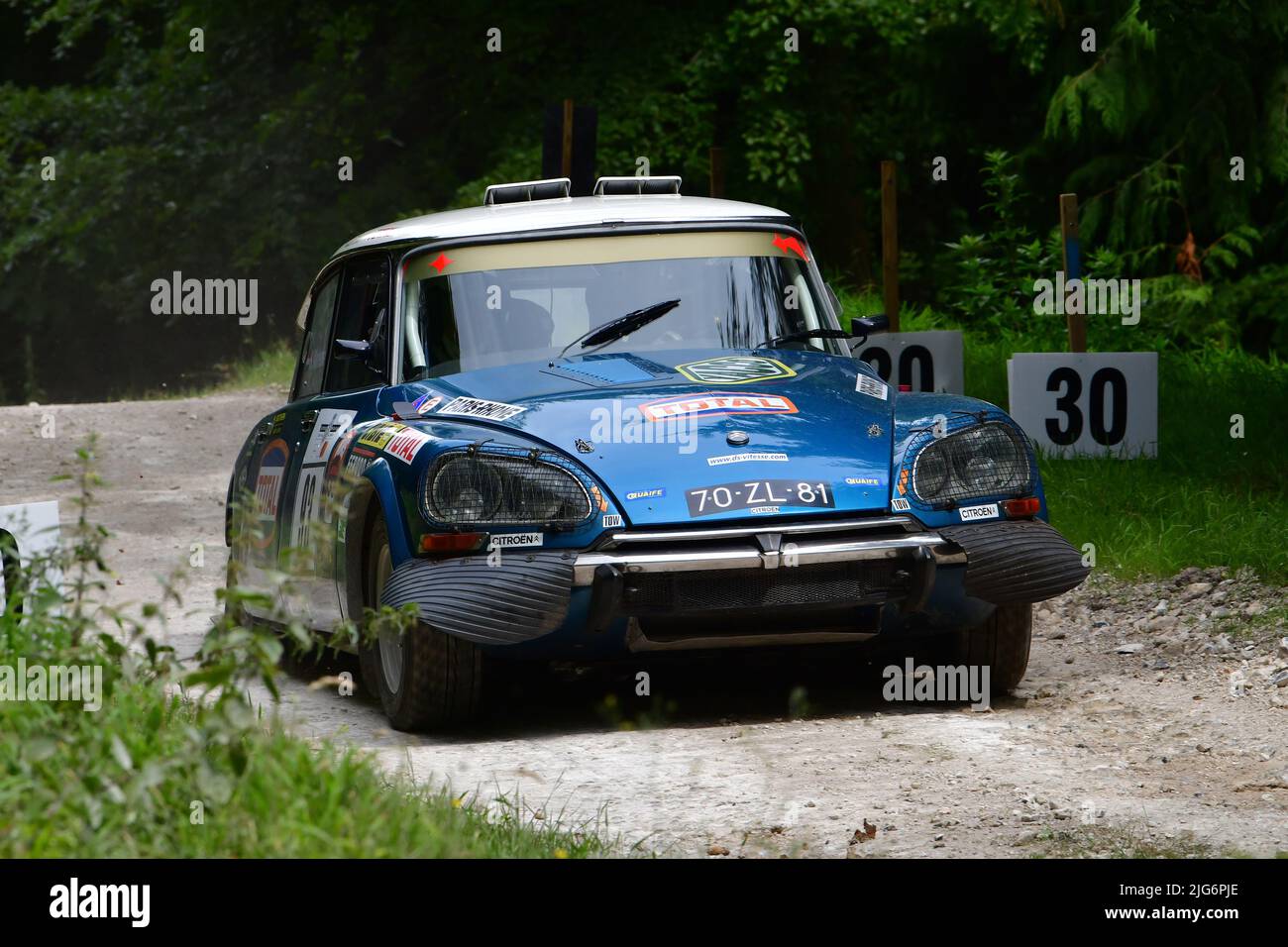 Harry Martens, Marcel Schoneveld, Citroen DS 23 IE, Forest Rally Stage ...