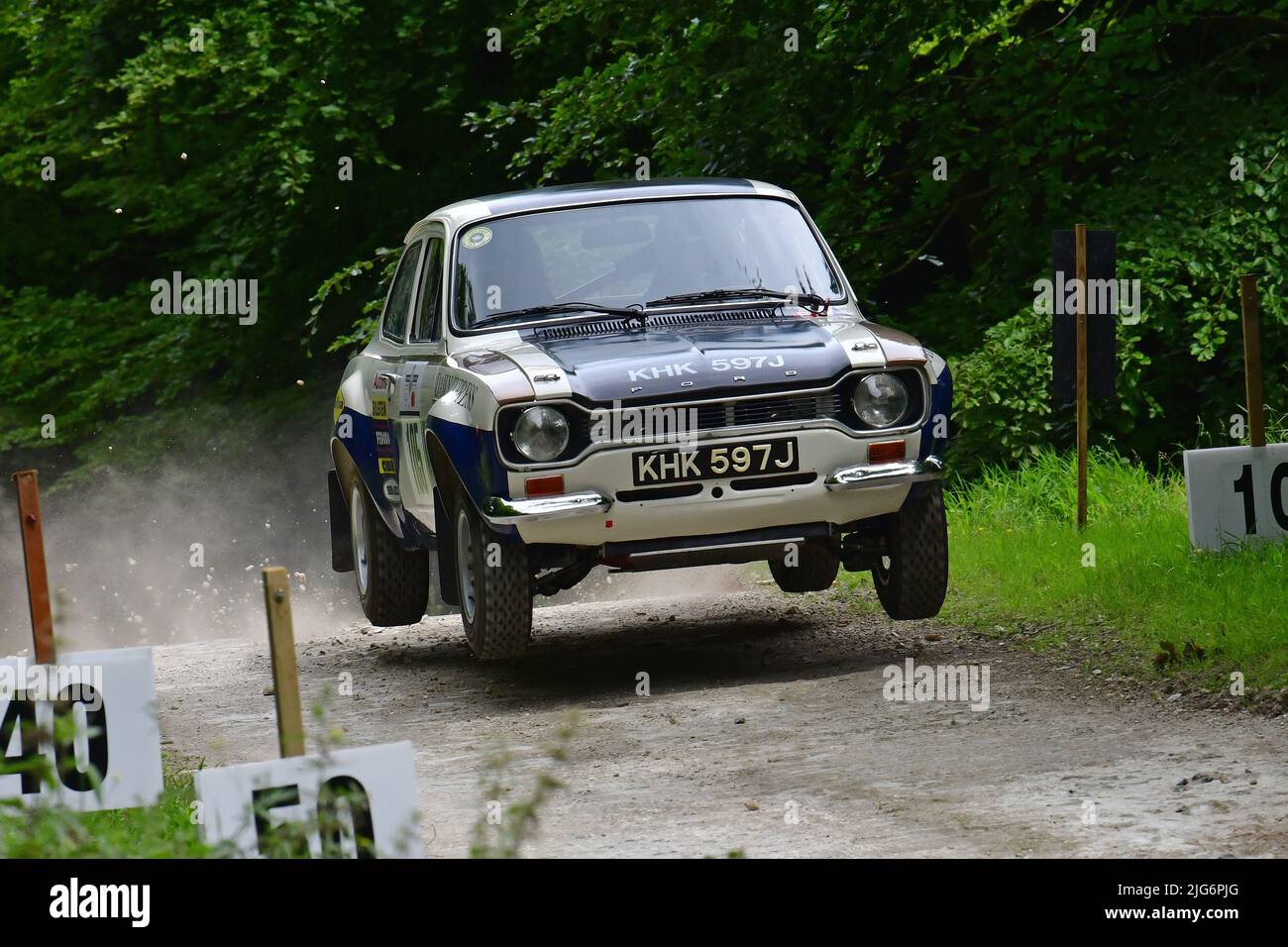 All four wheels in the air, Stephen Rimmer, Ford Escort MK1 RS1600 ...