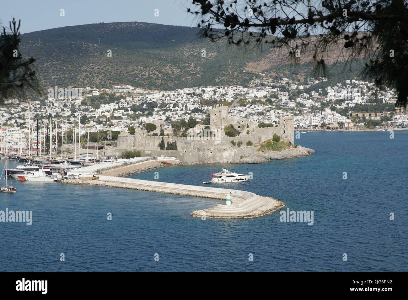 Bodrum Castle in Bodrum Town, Mugla, Turkey Stock Photo - Alamy