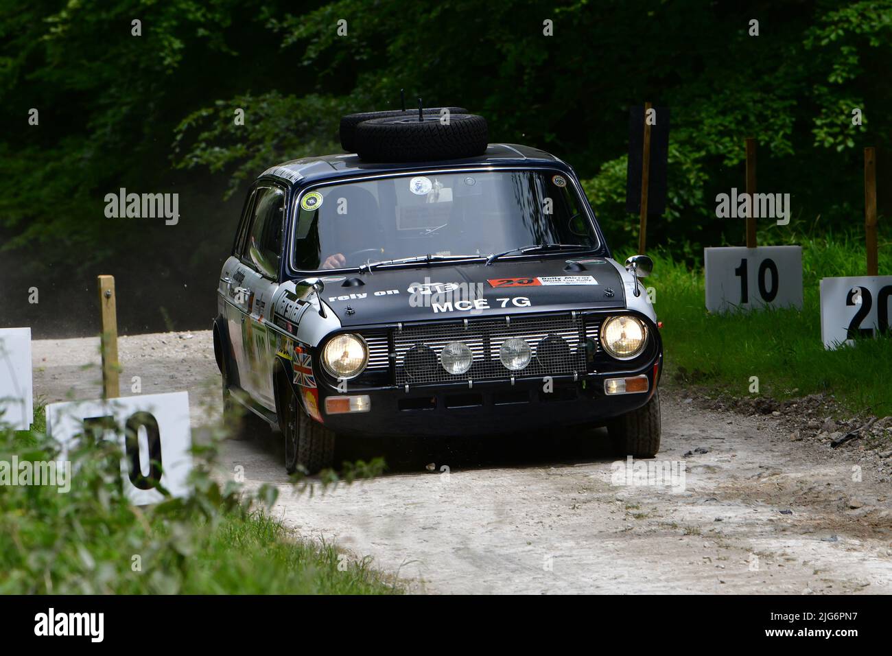 Bronwyn Burrell, Austin Maxi, Forest Rally Stage, Birth of Stage ...
