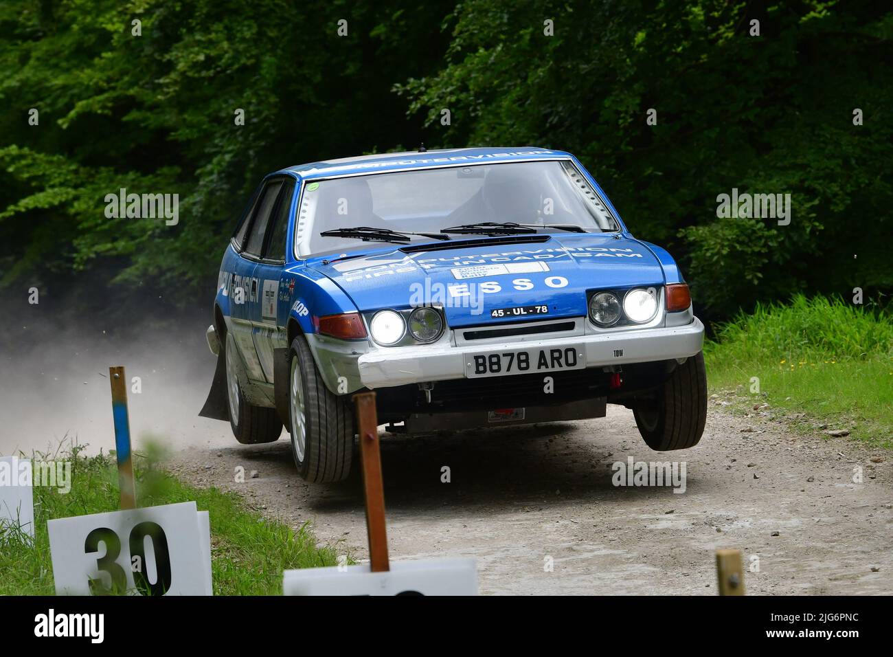 A low flying Rover, Johan Lowik, Rover SD1 V8, Forest Rally Stage ...