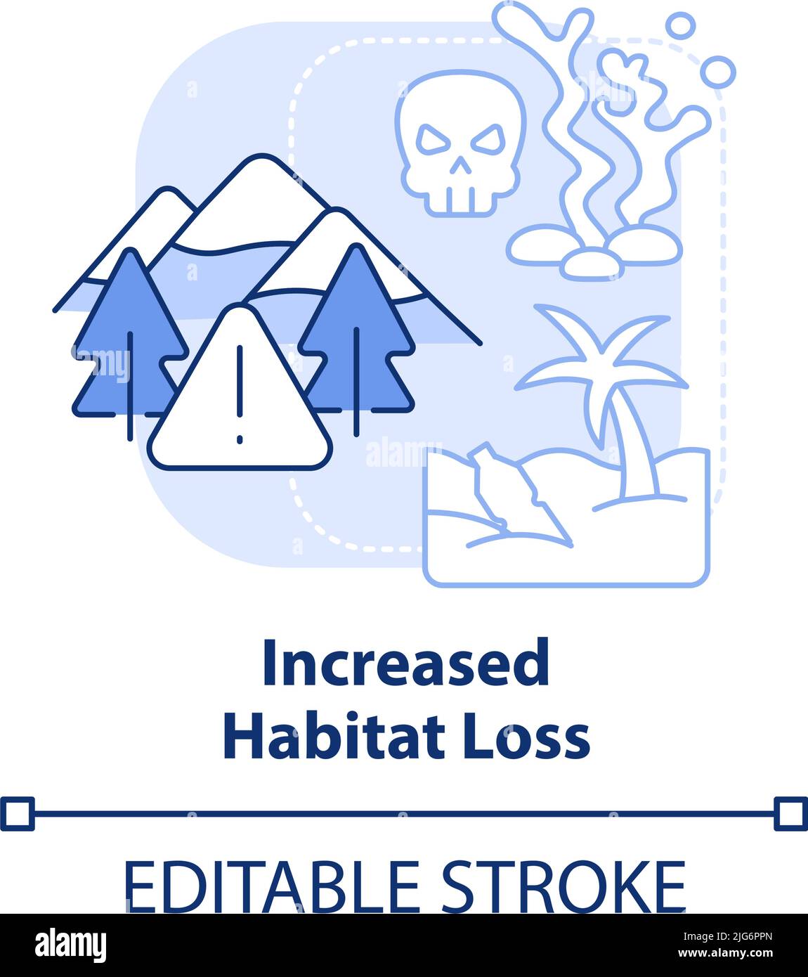 Habitat damage Stock Vector Images - Alamy