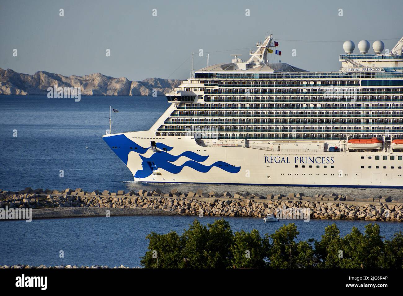 Marseille, France. 06th July, 2022. The Regal Princess Royal-class ...