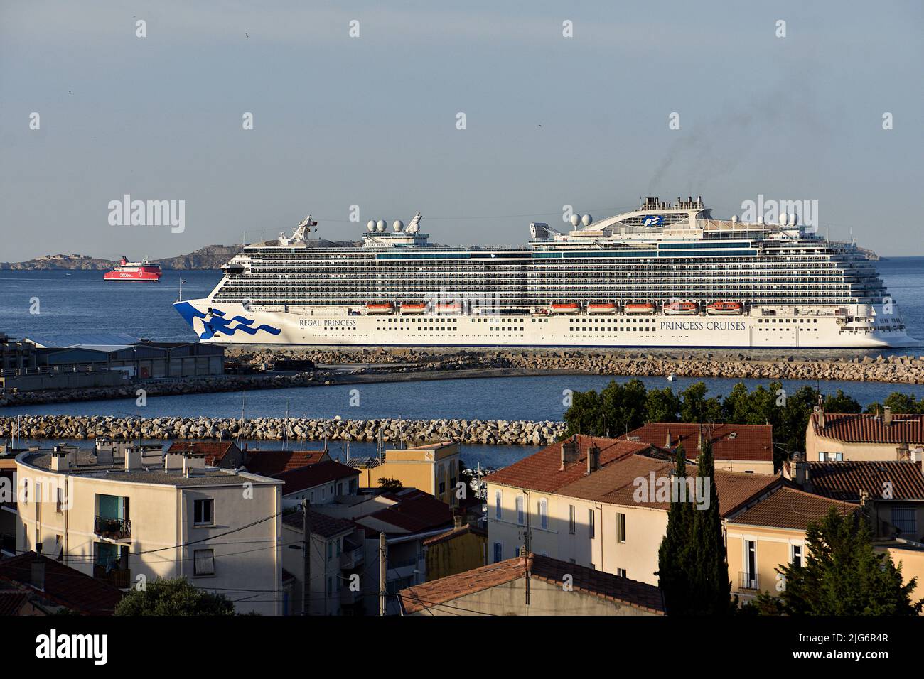 Marseille, France. 06th July, 2022. The Regal Princess Royal-class ...
