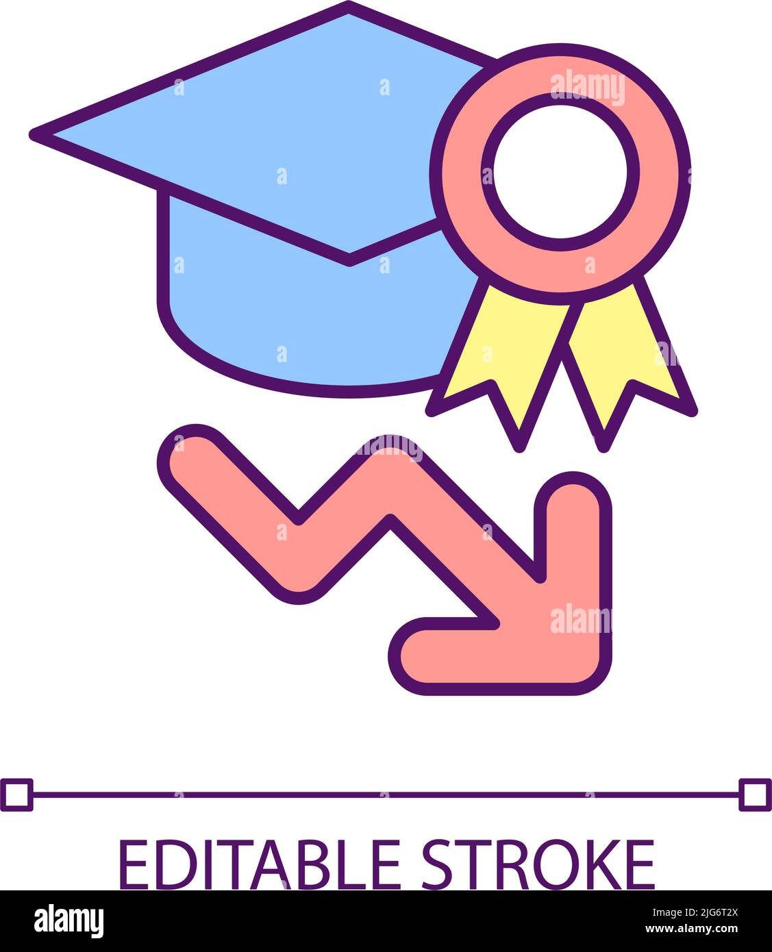 Reduce education Stock Vector Images - Alamy