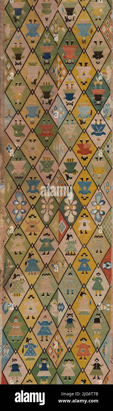 Panel (For Sleeve Bands), China, Qing dynasty (1644-1911), 1875/1900 ...