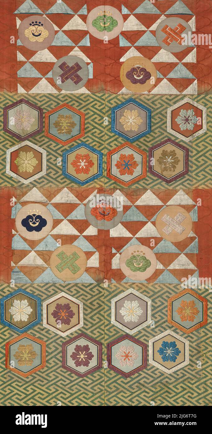 Karaori (Noh Costume), Japan, Edo period (1615-1868), 1775/1825. Detail ...