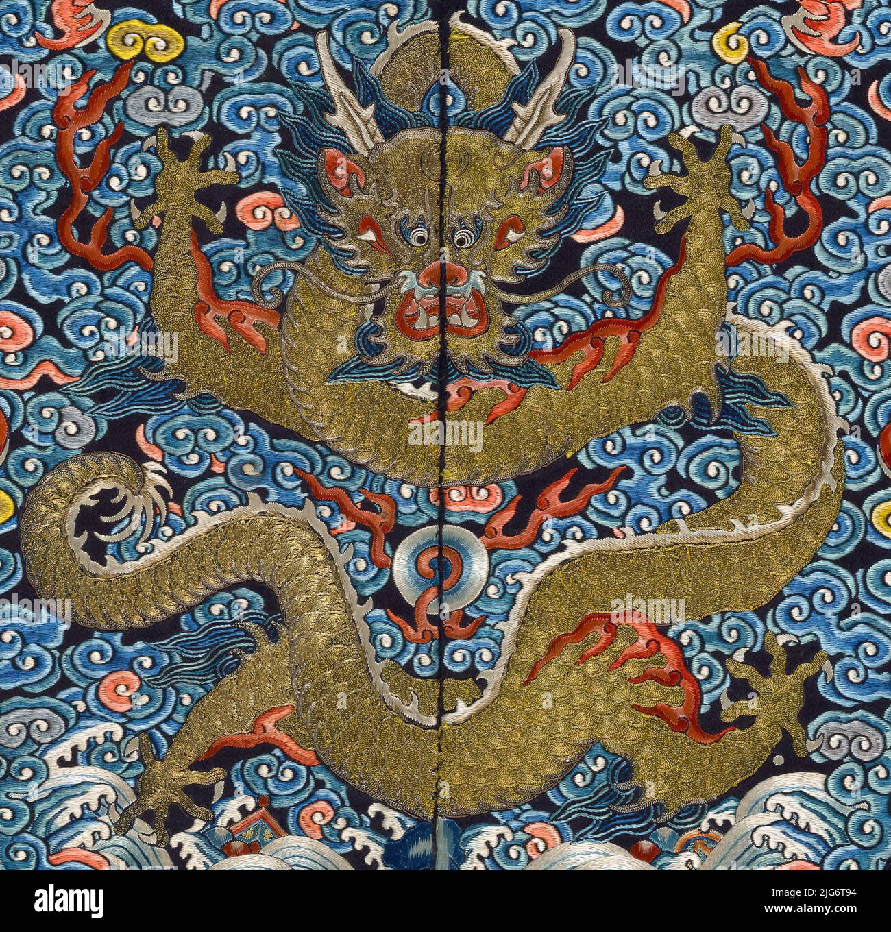 Buzi (Court Rank Badge), China, 1825/50, Qing dynasty (1644-1911 ...