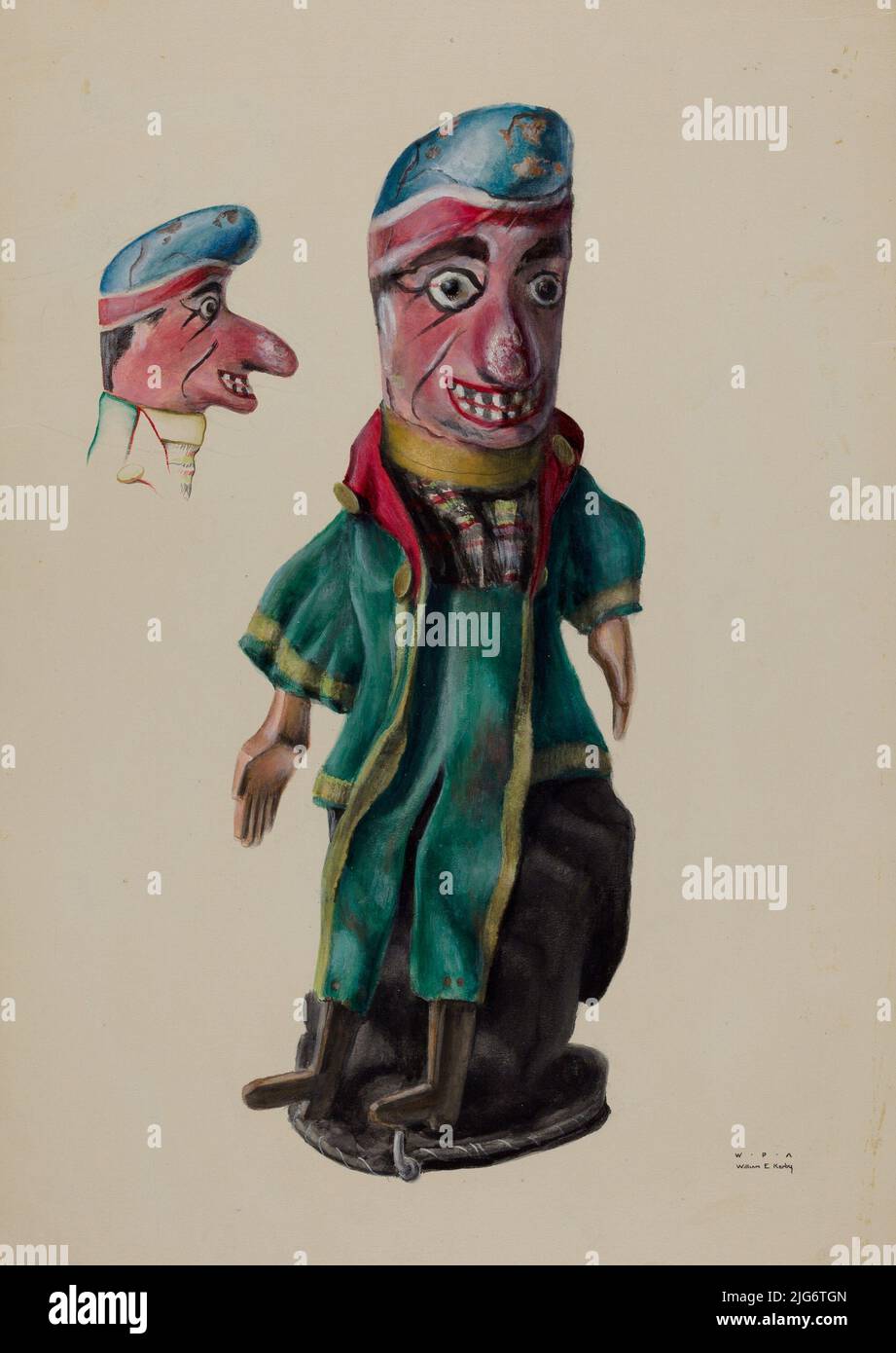 Hand Puppet "Punch", c. 1936 Stock Photo - Alamy