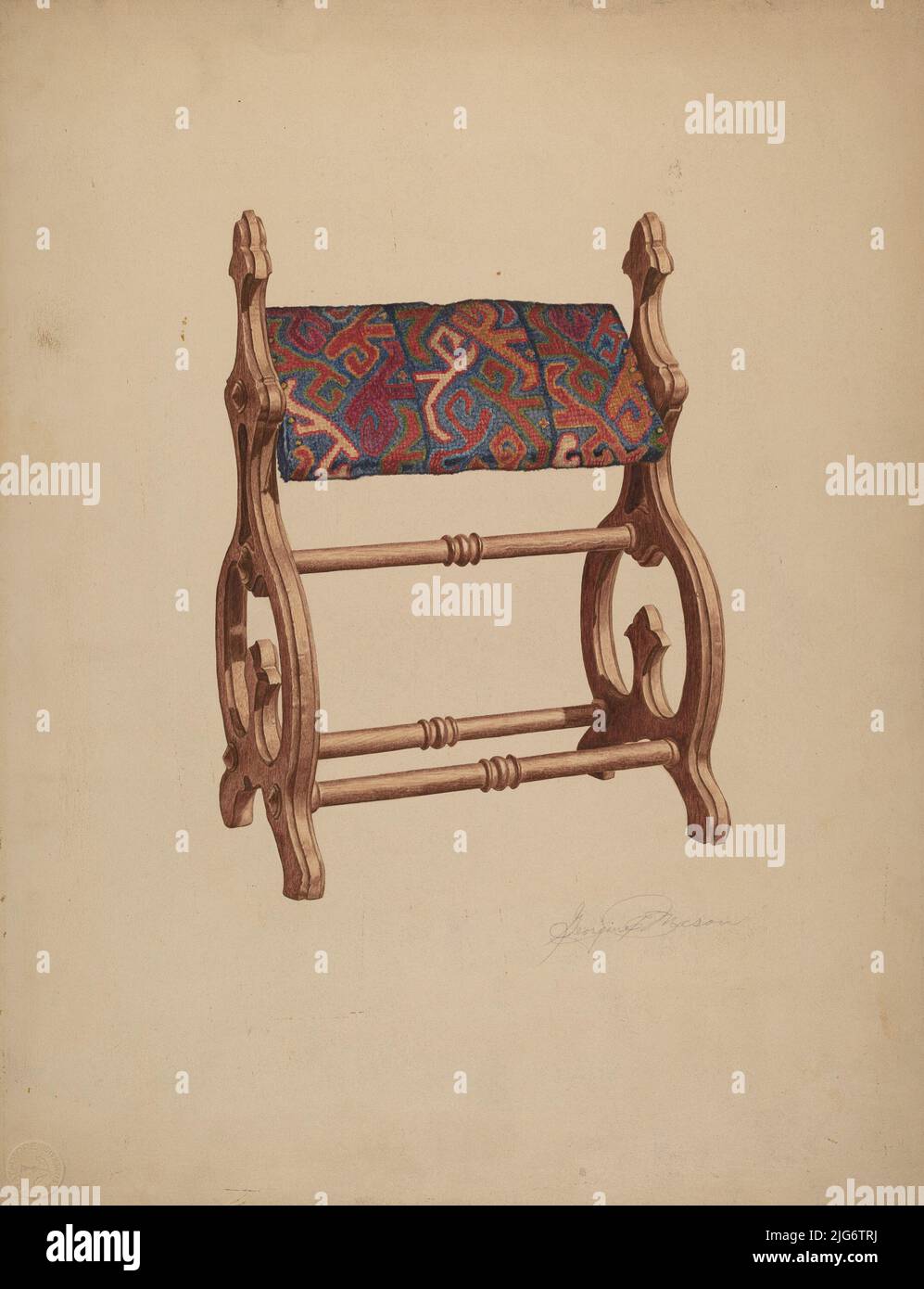 Foot Rest, c. 1940 Stock Photo - Alamy