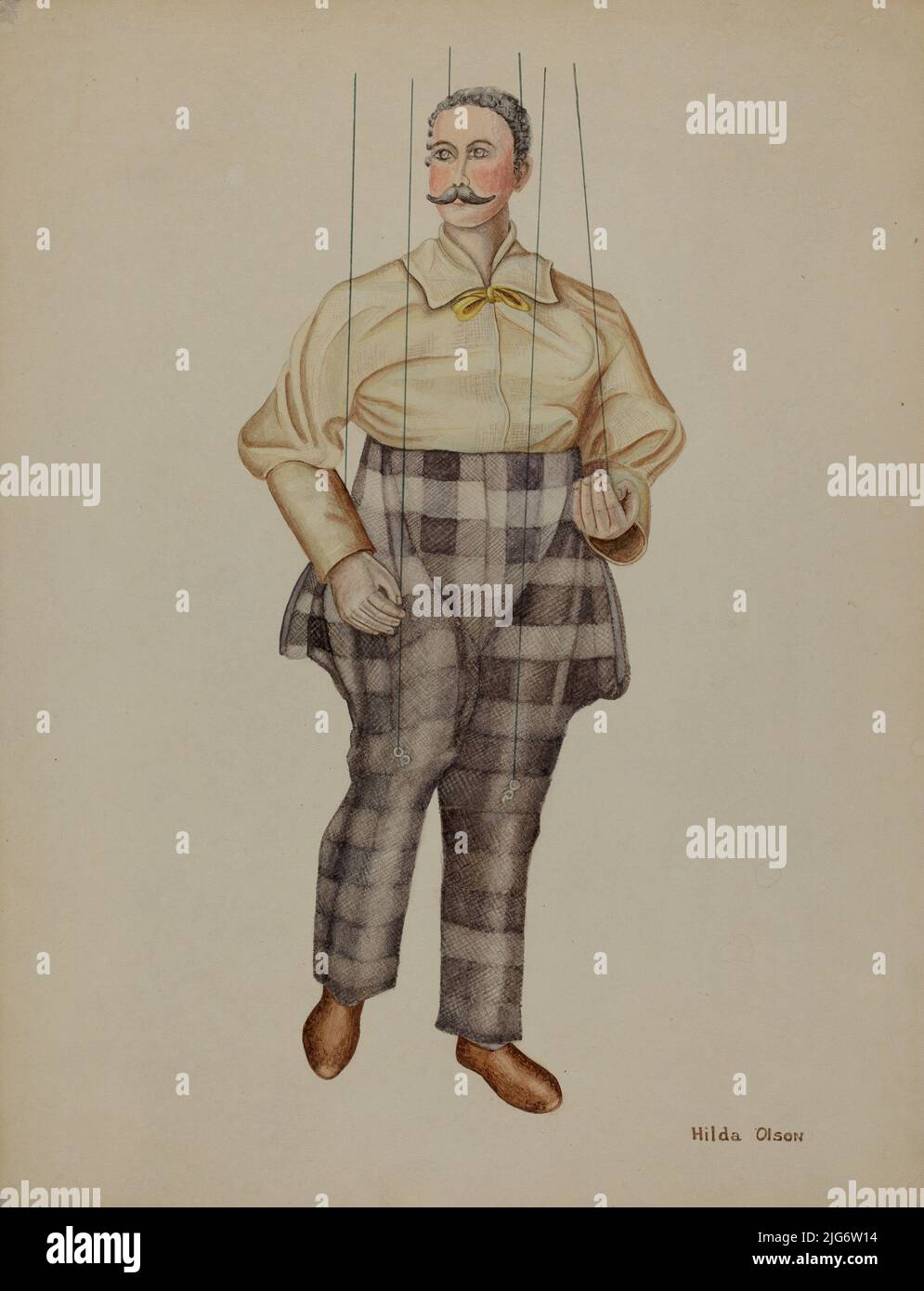 Puppet with mustache hi-res stock photography and images - Alamy