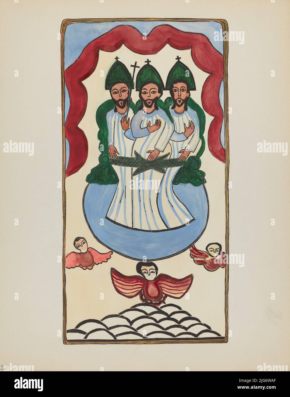 Plate 33: The Holy Trinity: From Portfolio "Spanish Colonial Designs of ...