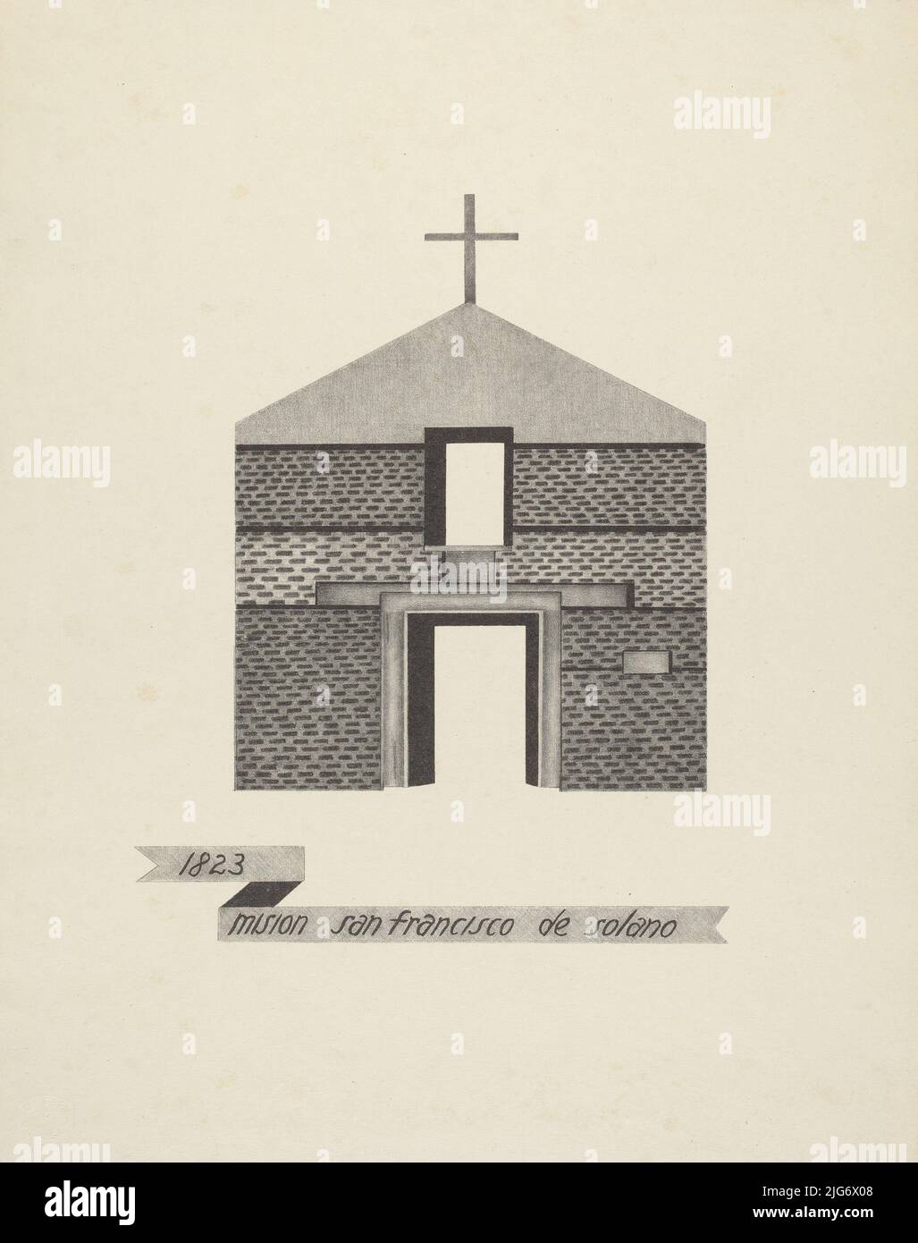 Mision San Francisco de Solano, 1935/1942 Stock Photo - Alamy