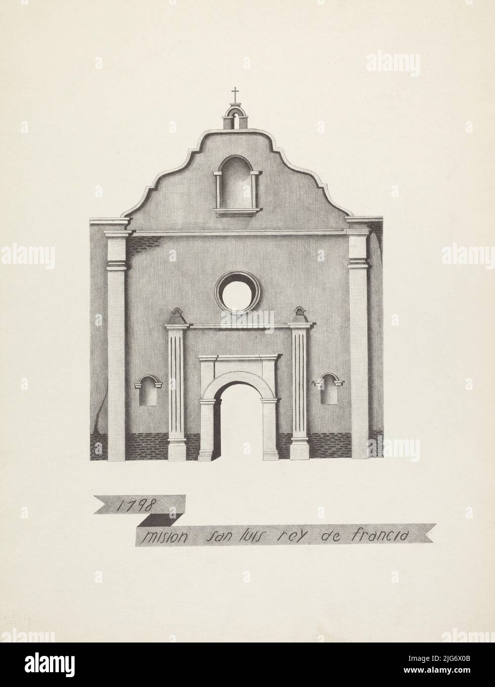 Mision San Luis Rey de Francia Stock Photo - Alamy