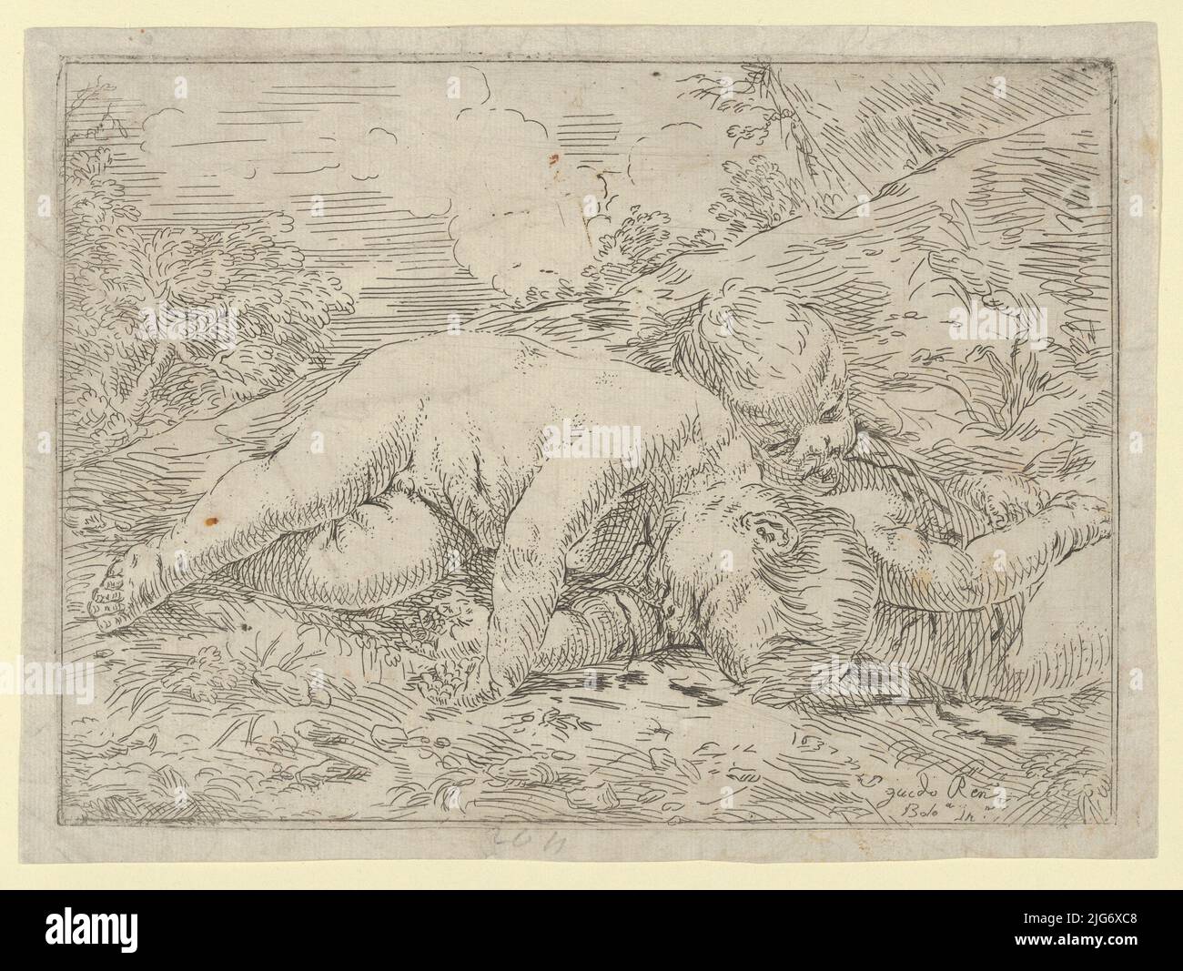 Two putti landscape hi-res stock photography and images - Alamy