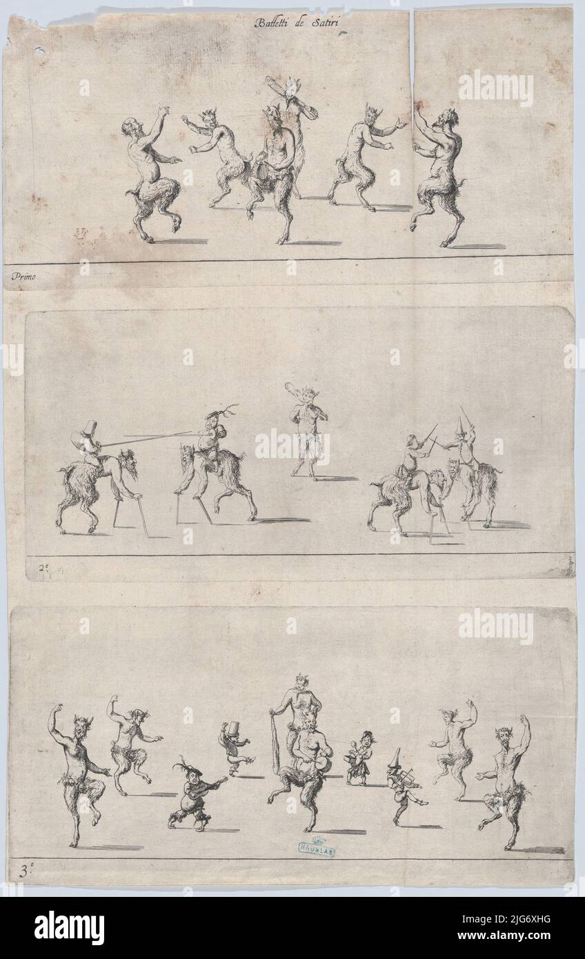 Ballets of Satyrs, 17th century Stock Photo - Alamy