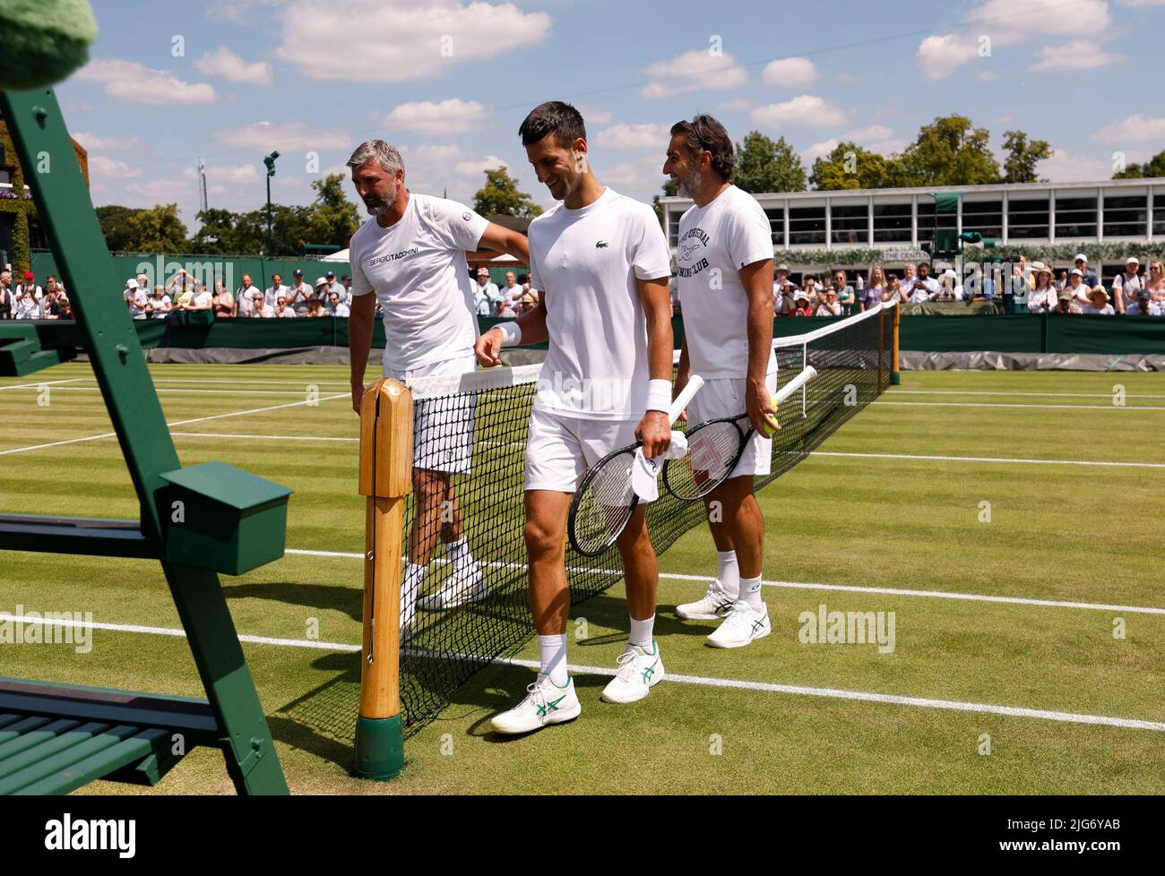 Goran ivanisevic novak djokovic hi-res stock photography and images - Alamy