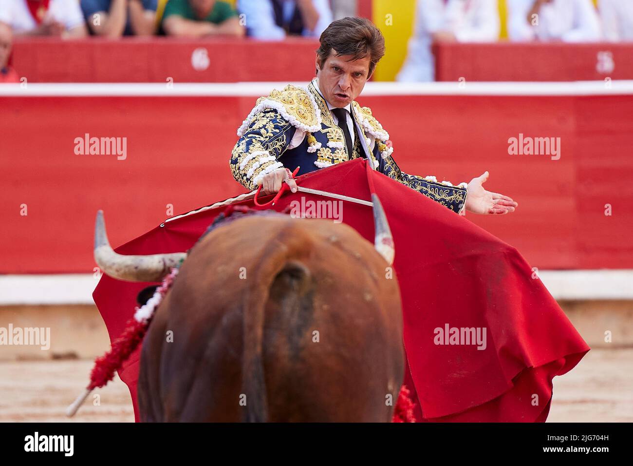 Spanish bullfighting Julian Lopez El Juli challenges a Nunez del ...