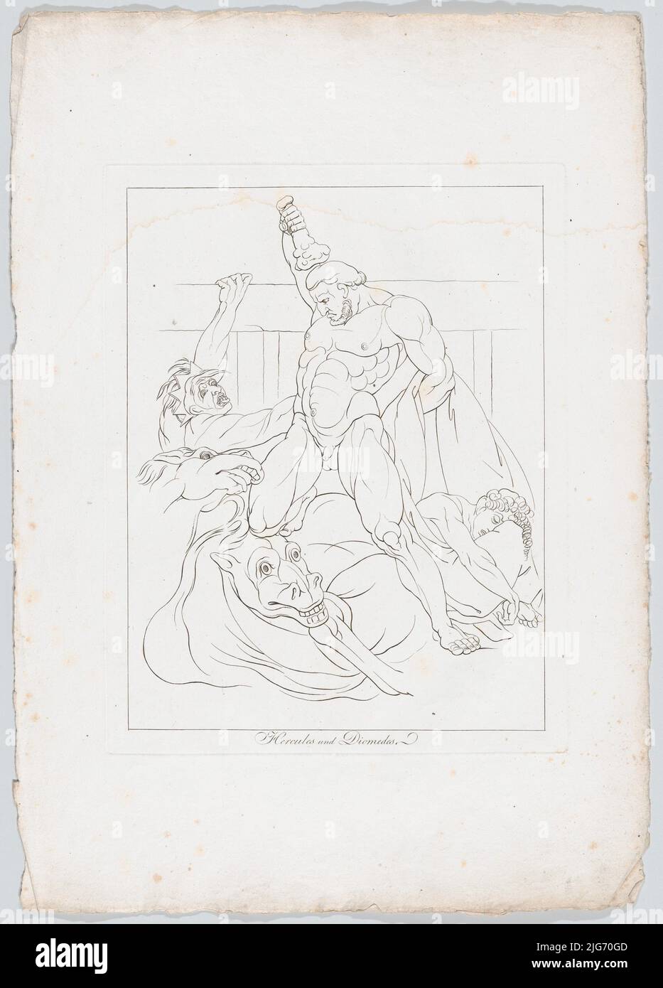Hercules and the mares of diomedes hi-res stock photography and images ...