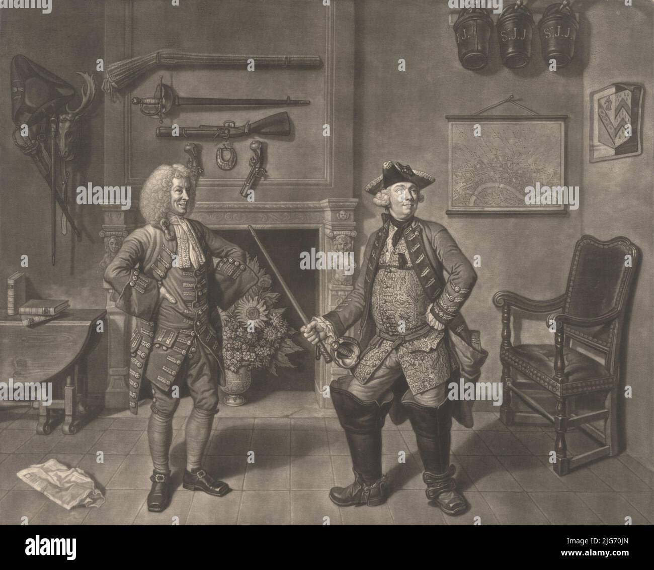 Mr. Foote in the Character of Major Sturgeon, in the Mayor of Garratt ...