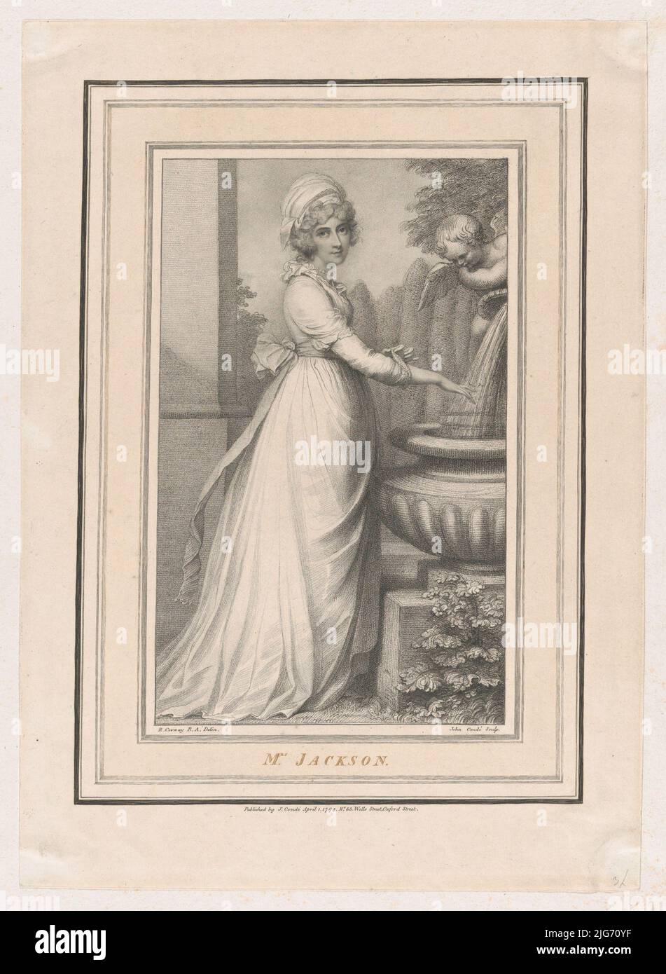 Mrs. Jackson, April 1, 1794 Stock Photo - Alamy