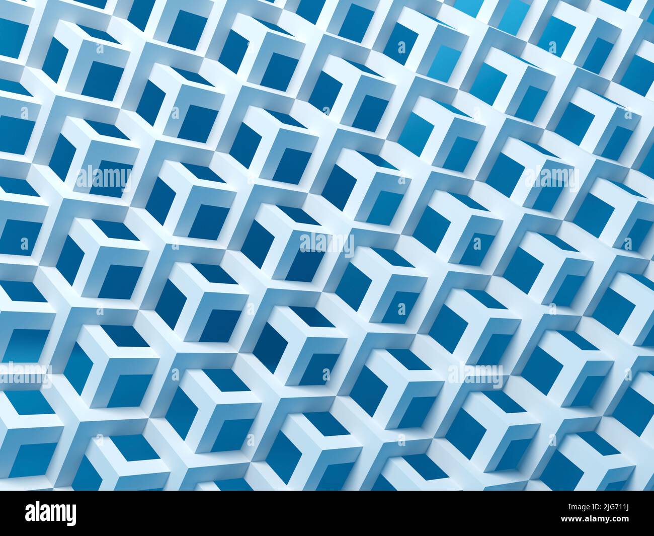 Abstract parametric three dimensional geometric pattern of cubic meshes ...