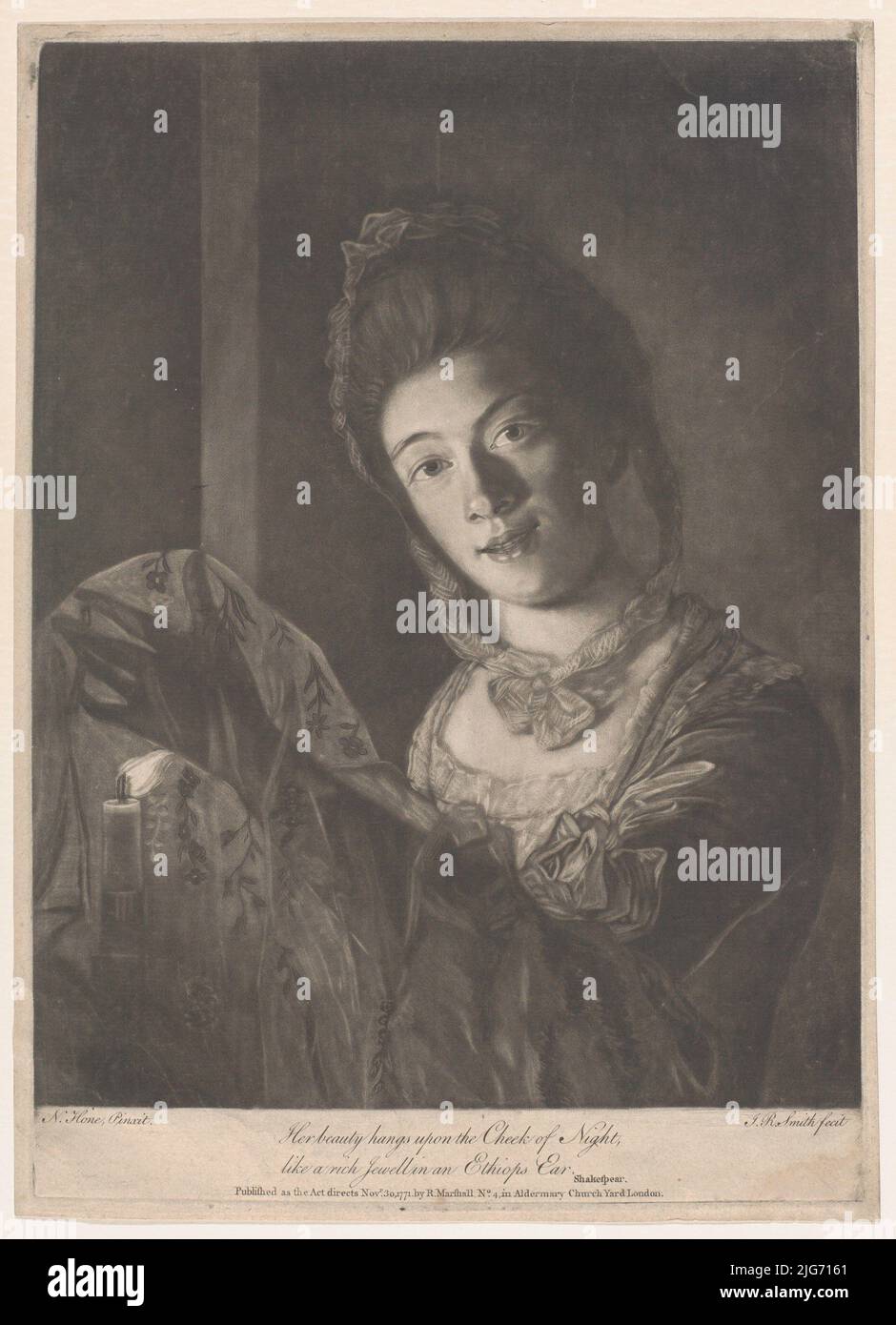 Miss Lydia Hone - "Her beauty hangs on the Cheek of Night, like a rich ...