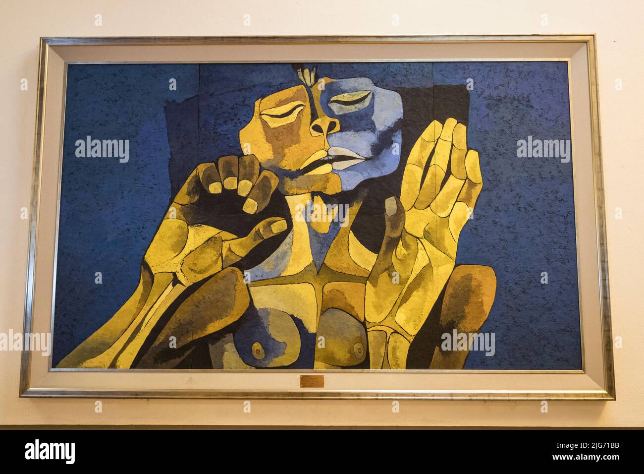 Ecuador ecuadorian painter of indigenous hi-res stock photography and ...