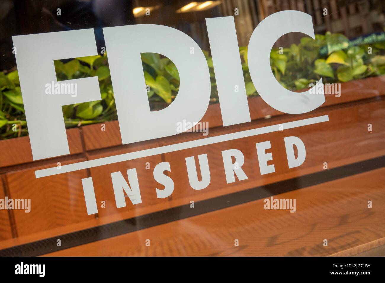 Bank Member FDIC Sign, New York City, USA 2022 Stock Photo - Alamy