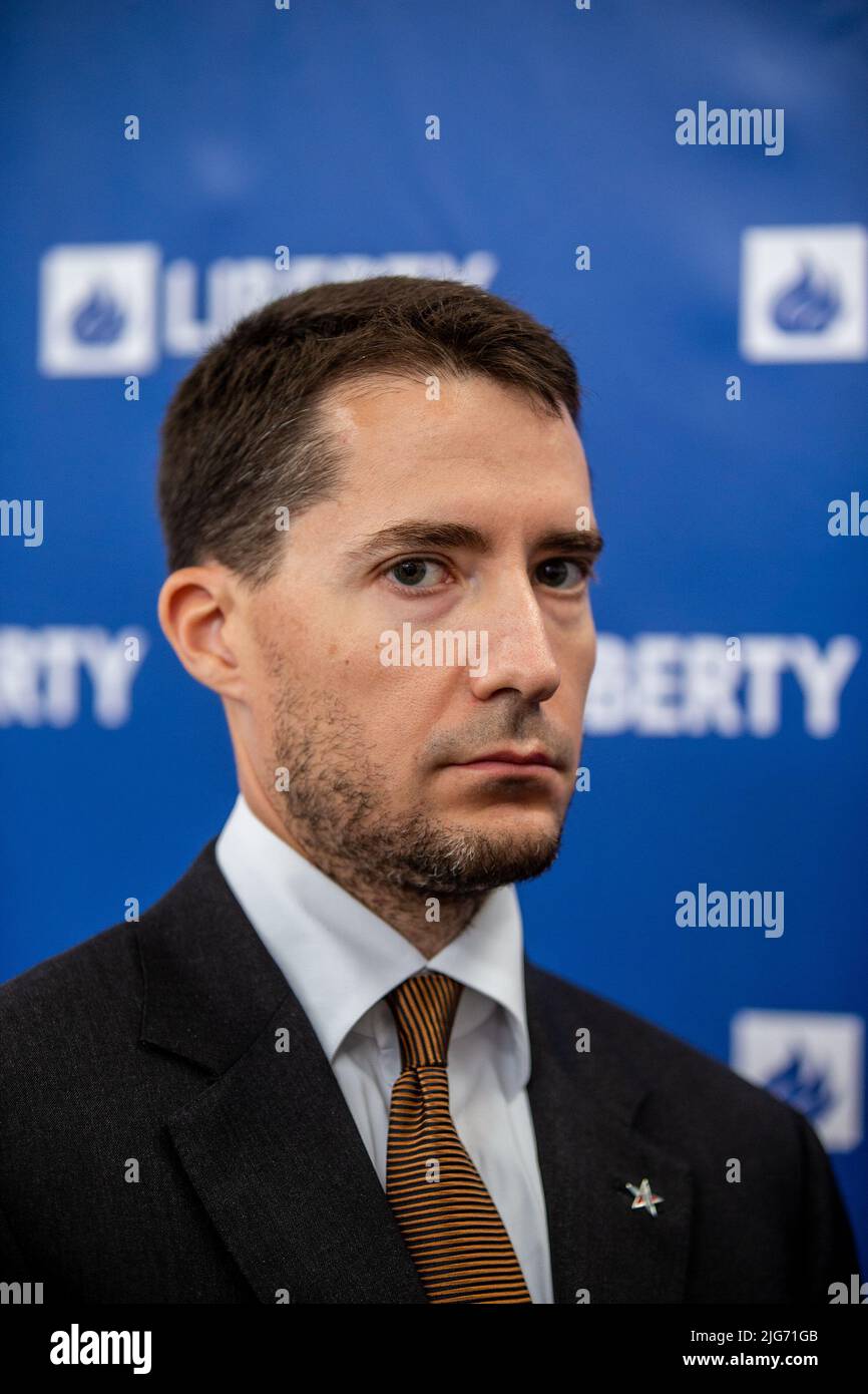 Ostrava, Czech Republic. 08th July, 2022. Liberty Ostrava company owner ...