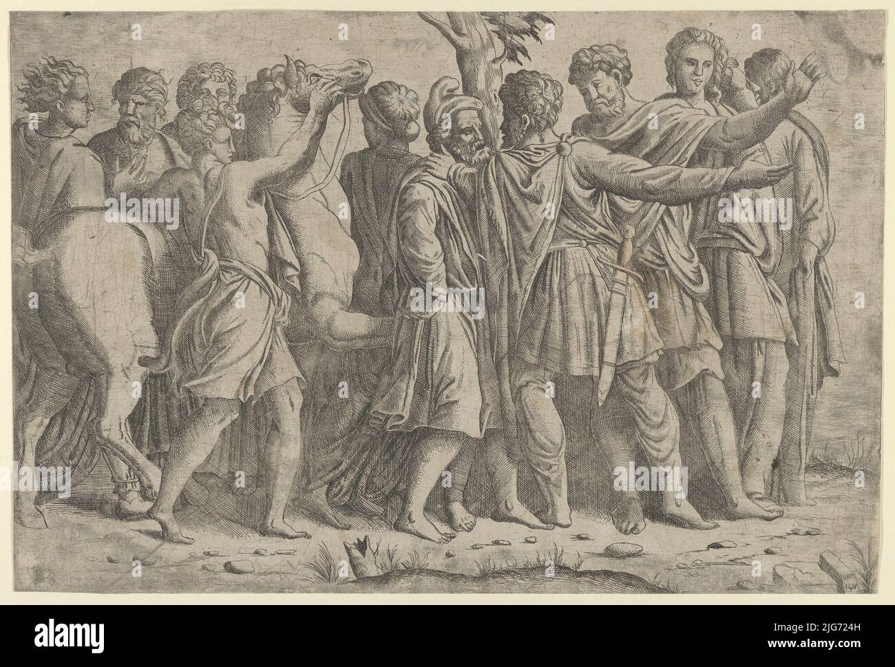 Group of Roman Figures, ca. 1542-45 Stock Photo - Alamy
