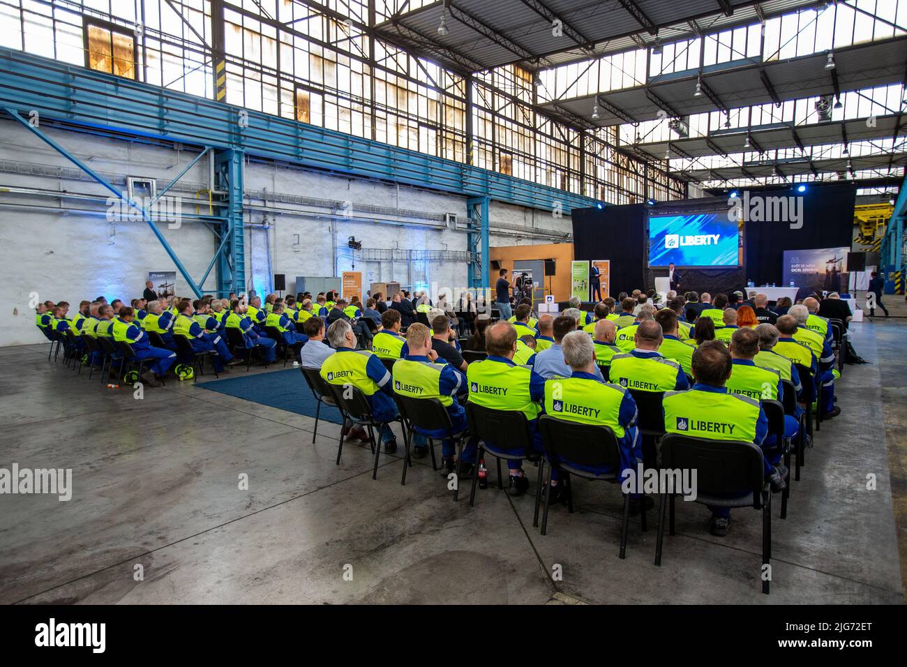 Ostrava, Czech Republic. 08th July, 2022. Liberty Ostrava company owner ...