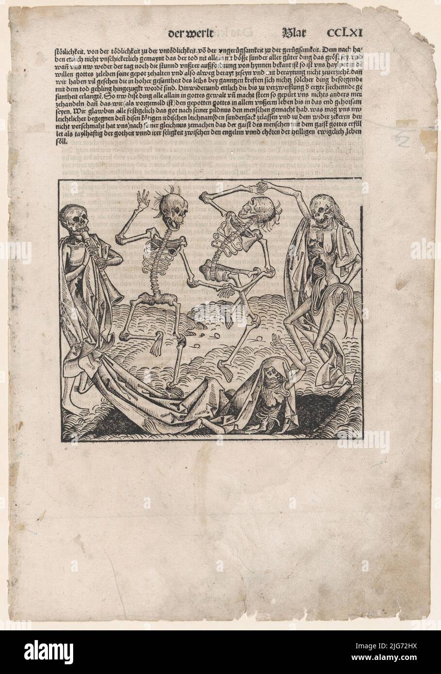 Dance of Death, leaf from The Nuremberg Chronicle, 1493 Stock Photo - Alamy