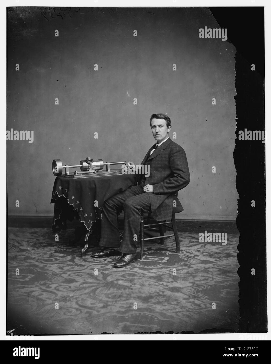 Thomas edison 1870 hi-res stock photography and images - Alamy