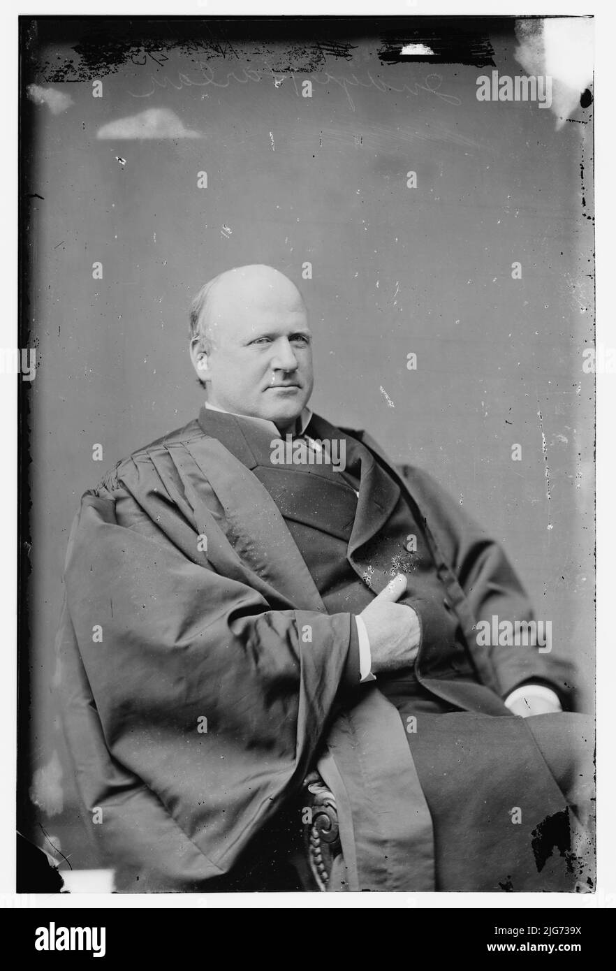 Supreme court judge 19th century hi-res stock photography and images ...
