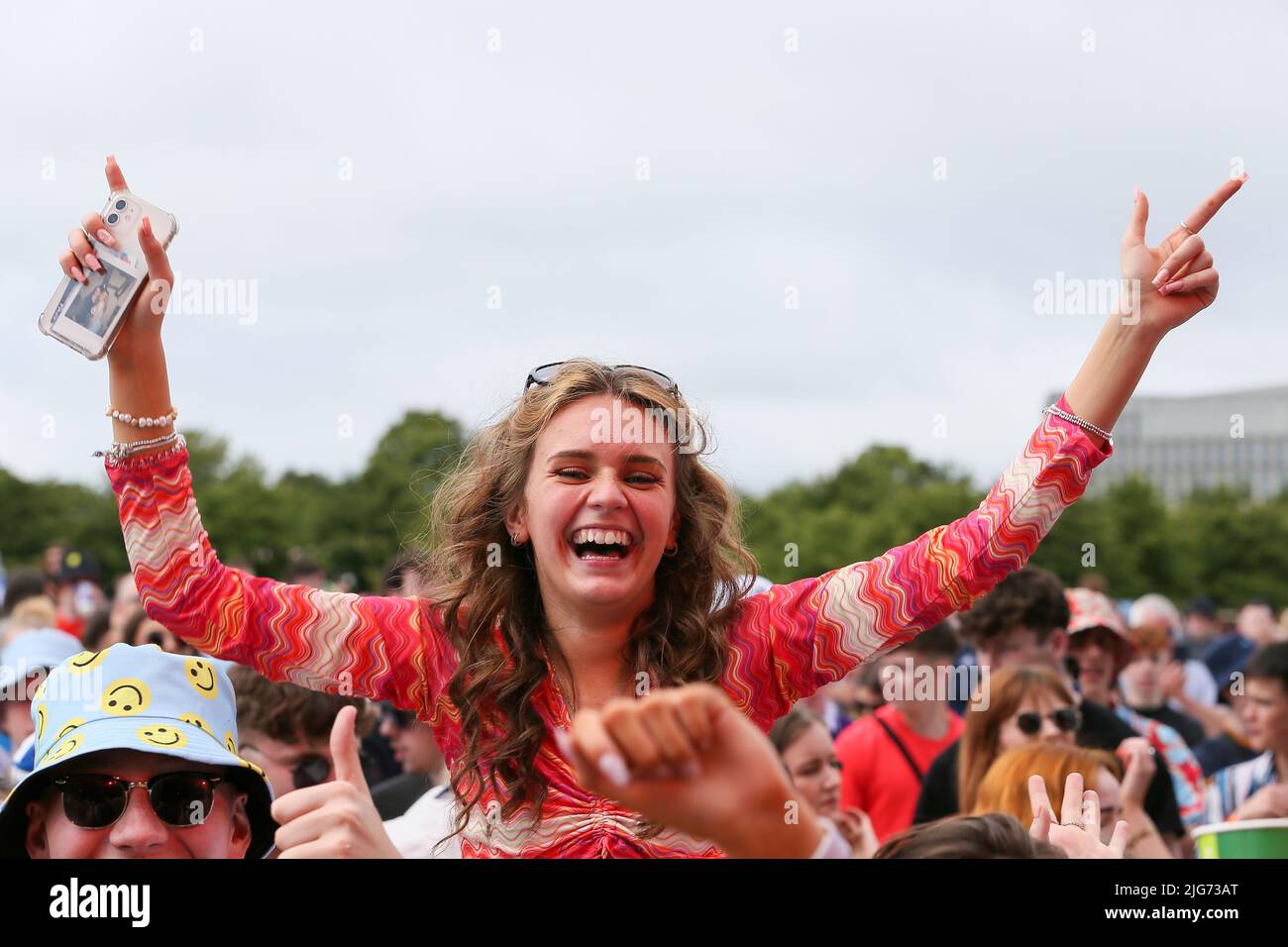Glasgow, UK. 08th July, 2022. TRNSMT music festival in Glasgow Green ...